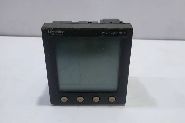 SCHNEIDER POWER LOGIC Meter Pm710 With Display (Slightly Damage) £214. ...