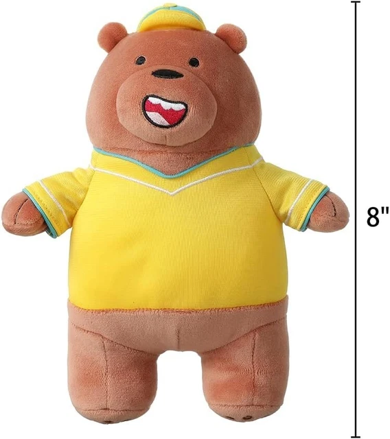 NEW MINISO WE Bare Bears Limited Edition Grizzly Plush Toy with Yellow ...