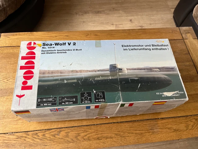 DUSSELDORF FIRE-FIGHTING BOAT with Fittings - 1:25 Scale Krick Robbe RC ...