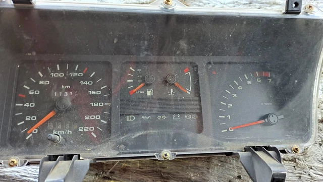 FORD SIERRA MK1 Instrument Cluster Speedometer Tachometer 220km/h Euro ...