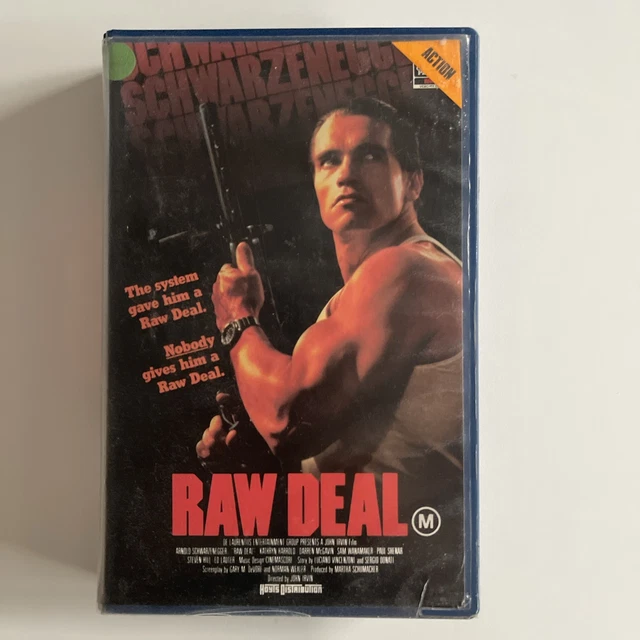 RAW DEAL VHS RCA Columbia Big Box Ex-Rental Video Big Box ...