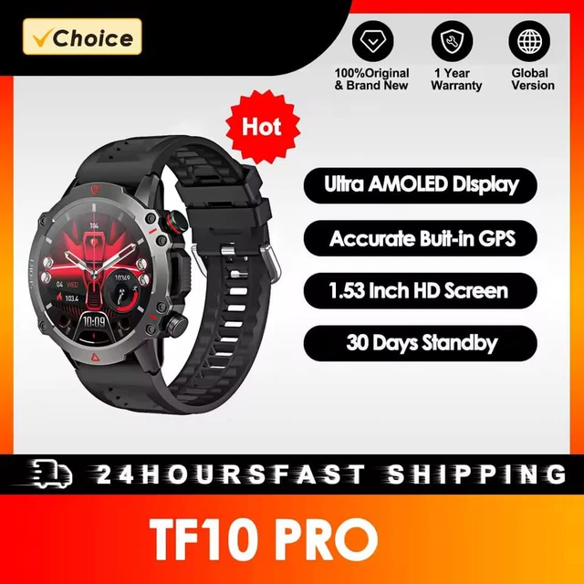 AMOLED SMART WATCH Men 2024 Bluetooth Call Smartwatch Sport Waterproof Outdoor £18.45 - PicClick UK