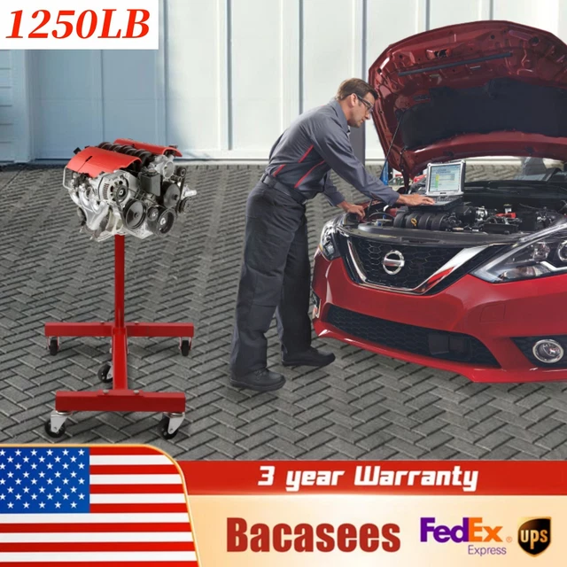 ROTATING ENGINE STAND,1250 Lbs Capacity Big Hoists Steel For Auto ...