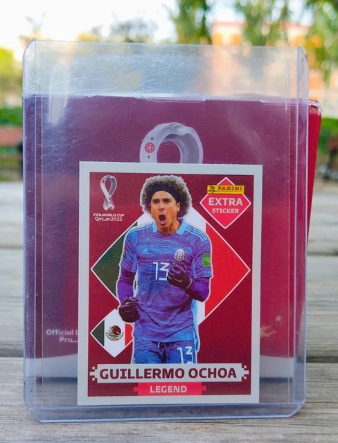 GUILLERMO OCHOA LEGEND Extra Sticker Base Panini World Cup Qatar 2022 ...