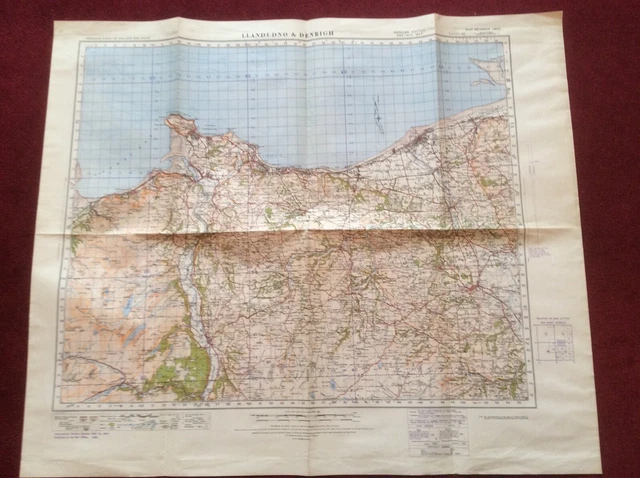 WW2 1940 BATTLE of Britain Military Map South West Scotland, Newton ...