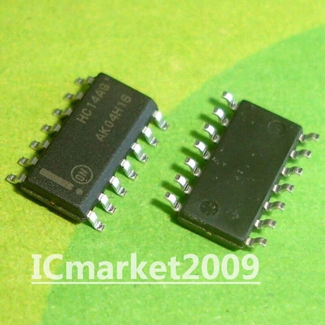 15 PZ MC74HC14ADR2G SOP-14 HC14AG 74HC14 chip inverter trigger Schmitt ...
