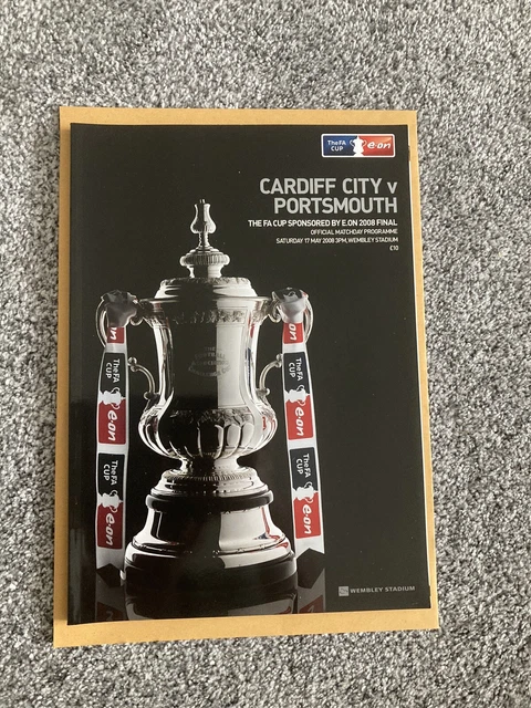 CARDIFF V PORTSMOUTH 2008 FA Cup Final Programme. £4.50 - PicClick UK