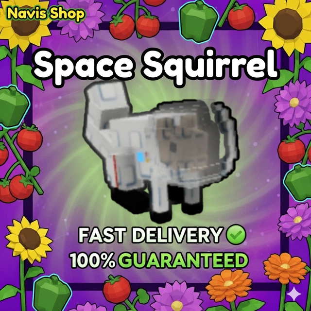 🔥 2X SPACE Squirrel 🔥 Grow a Garden 🌱 $3.49 - PicClick CA