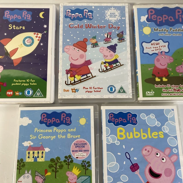 OFFICIAL PEPPA PIG DVD Pre-School Animation DVD Bundle/Collection/Job ...