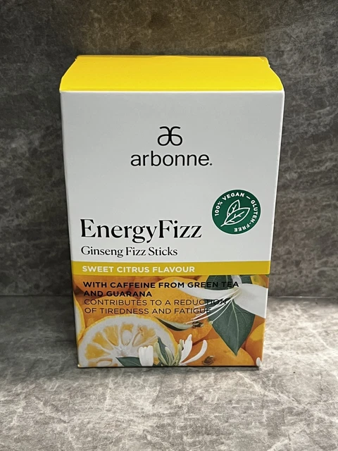 ARBONNE ENERGY FIZZ Sticks Sweet Citrus x 30 ~ Guarana V GF RRP £59 £41 ...