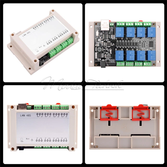 8 CHANNEL RELAY Net Controller NC-1000 Ethernet RJ45 TCP/IP Remote ...