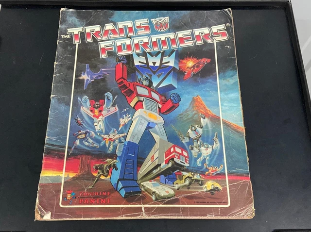 PANINI TRANSFORMERS STICKER Album 1986 Complete Hasbro G1 Robots £59.99 ...