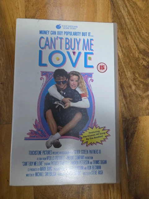 CANT BUY ME Love (VHS, 1995) big box Patrick Dempsey, Amanda Peterson ...