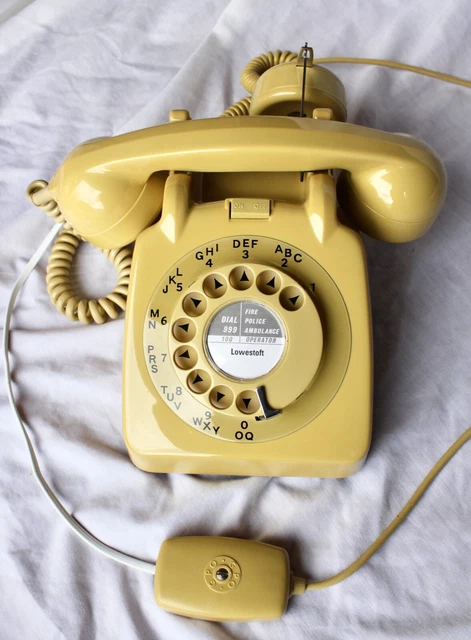 GPO TELEPHONE 706 from 1964 with WATCH RECEIVER. ON/OFF SWITCH. SUPER ...