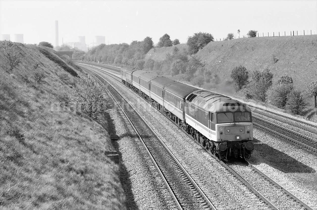 SOUTH MORETON CLASS 47 47807 1.5.90 John Vaughan Negative RN317 £2.99 ...