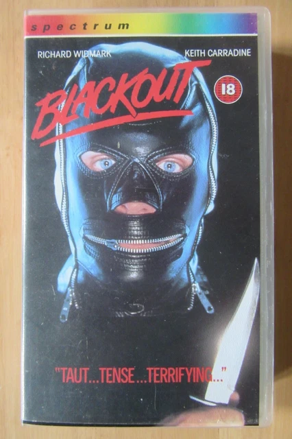 BLACKOUT 1985 CULT 80s Slasher Horror VHS Keith Carradine Spectrum ...