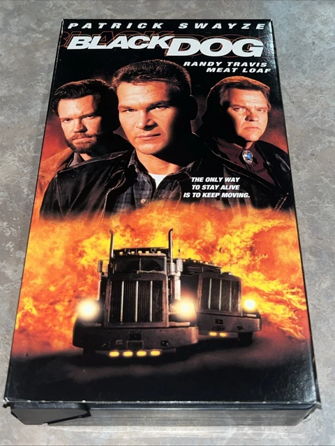 BLACK DOG VHS 1998 Patrick Swayze Meat Loaf Randy Travis ***TESTED*** £ ...