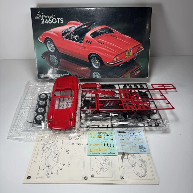 1:24 FUJIMI FERRARI DINO 246 GTS MODEL Complete £19.98 - PicClick UK