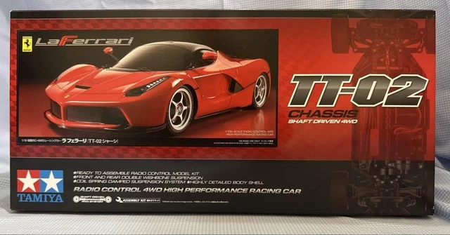 TAMIYA LA FERRARI Tt-02 Chassis £443.84 - PicClick UK