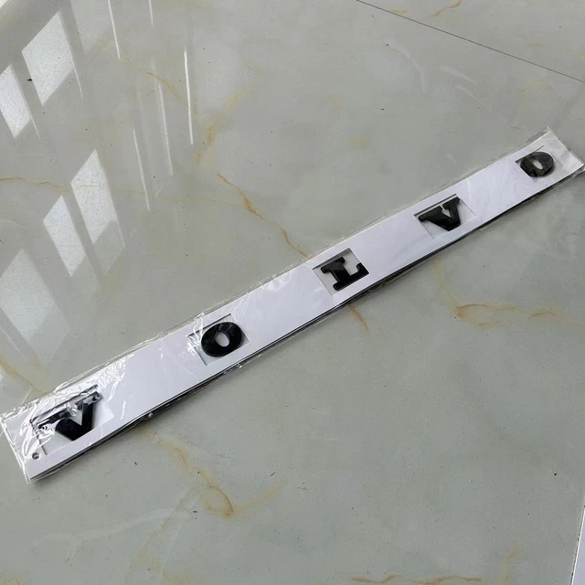 SCHWARZ GLÄNZ AUTO Heck Stamm VOLVO Schriftzug Embleme Aufkleber Für ...