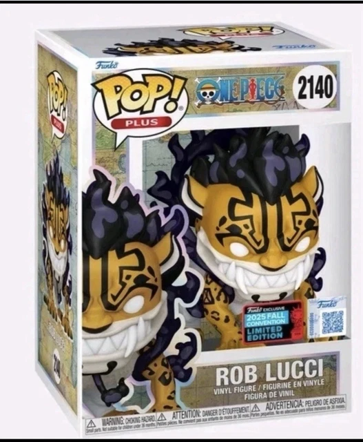 NYCC25 FUNKO POP! ONE PIECE Rob Lucci Shared Con sticker Pre-Order EUR ...