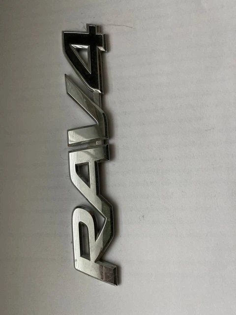 TOYOTA RAV4 EMBLEM Logo Letters Badge Trunk Gate Rear Chrome OEM $8.00 ...