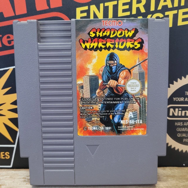 SHADOW WARRIORS NINTENDO Entertainment System NES PAL VGC TESTED ...