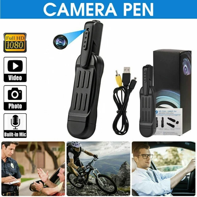 PORTABLE BODY VIDEO Recorder Cam Hidden DVR 1080P HD Mini Pocket Pen ...
