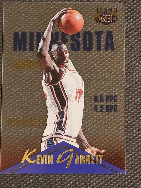 1995-96 CLASSIQUE, ACTIF clair, Kevin Garnett, recrue Minnesota ...
