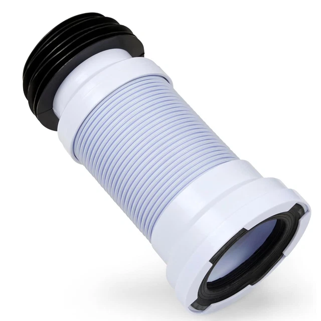 FLEXIBLE TOILET PAN Connector Universal WC-Flexi Waste Soil Pipe 200mm ...