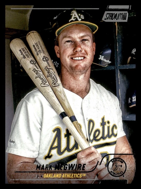 CARTE DE BASEBALL 2022 Stadium Club #272 Mark McGwire Oakland Athletics ...