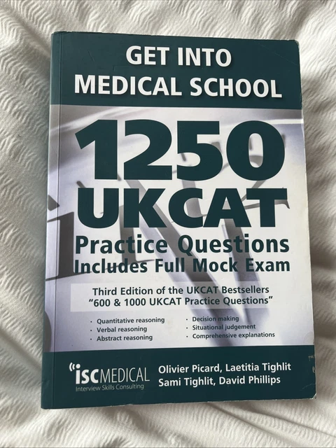 UKCAT EXAM PRACTICE Guide Revision Book with 1250 Practice Questions £7 ...