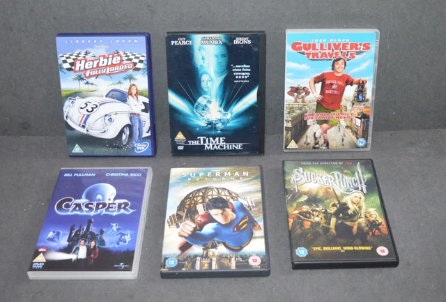 KIDS CHILDREN DVD Joblot Bundle Mixed DVDS Movies Lot x 6 Herbie,Casper ...