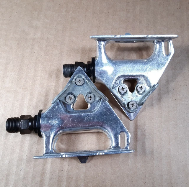SHIMANO PD-A550 VINTAGE Toe Clip Racer Pedals - L'Eroica Retro £18.40 ...