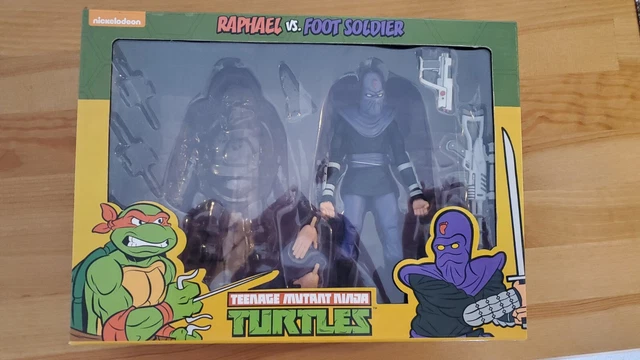 NECA TMNT RAPHAEL Vs Foot Soldier Cartoon 2-pack. Foot Solider only $60 ...