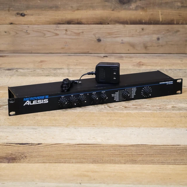 ALESIS MICROVERB III Digital Reverb con PSU Micro-verb Three 3 FX ...
