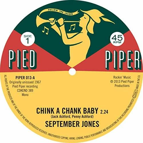 CHINK A CHANK Bébé C/W That's What Love Est [17.8cm Vinyle],The Pied ...