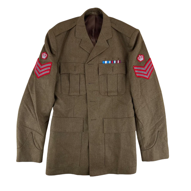 BRITISH ARMY JACKET No 2 Dress Rifles Regiment NO Buttons Medium 182/ ...