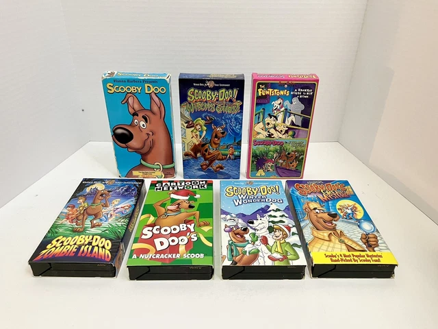 SCOOBY DOO VHS Lot Witchs Ghost Swamp Witch Zombie Island Christmas ...