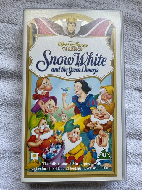 DISNEY SNOW WHITE VHS Tape Restored edition £3.84 - PicClick UK