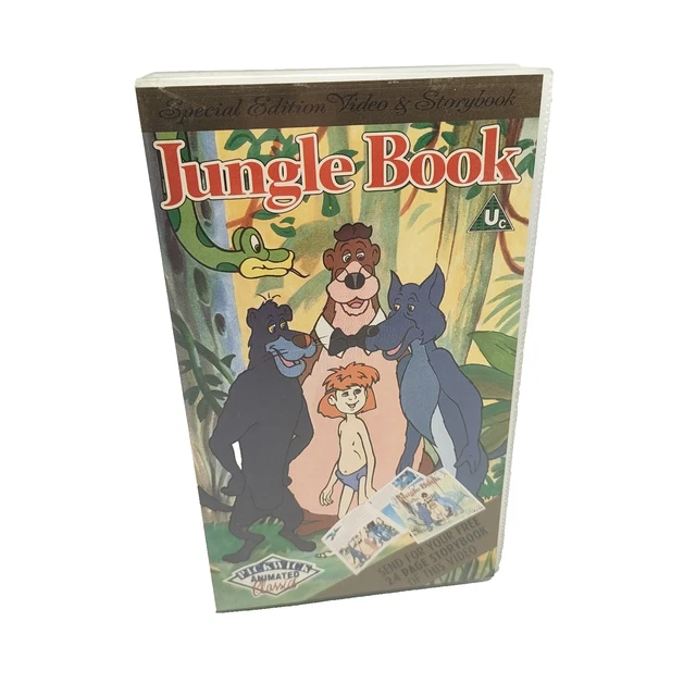 JUNGLE BOOK PICKWICK Animated Classics VHS Tape 1990 £9.99 - PicClick UK