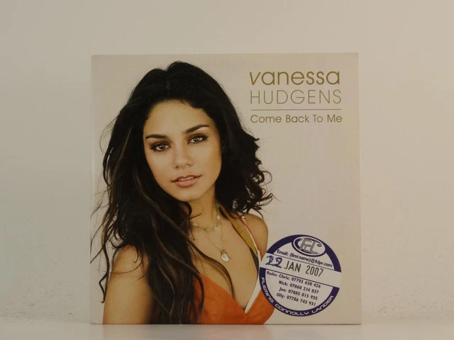 VANESSA HUDGENS COME BACK TO ME (H1) 1 Track Promo CD Single Card Sleeve HOLLYWO EUR 6,42 ...