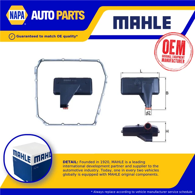 AUTOMATIC GEARBOX OIL Filter HX185D Mahle Transmission 0B5321371F ...