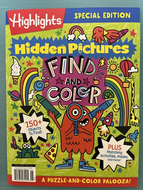 HIGHLIGHTS HIDDEN PICTURES 2023 Special Edition Activity Book Brand New ... HIGHLIGHTS HIDDEN PICTURES 2023 Special Edition Activity Book Brand New ...