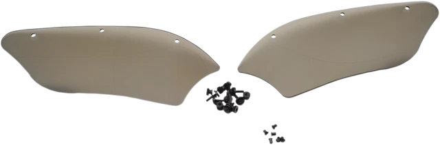 MEM7021 BATWING FAIRING Wind Deflectors Black Victory Hammer 100 2008 ...