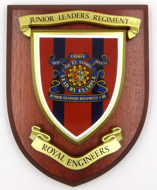 ROYAL ENGINEERS JUNIOR Leaders Regiment Hand Made In The Uk Regiment ...