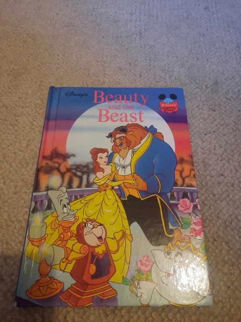 DISNEY WONDERFUL WORLD Reading beauty and the beast Kids Hardback book ...