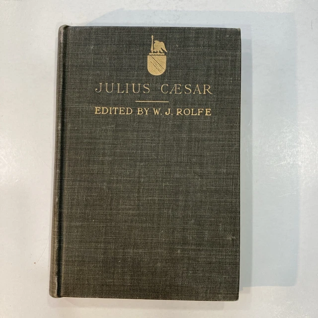 TRAGÉDIE DE JULES César de Shakespeare - William Rolfe - 1903 illustré ...