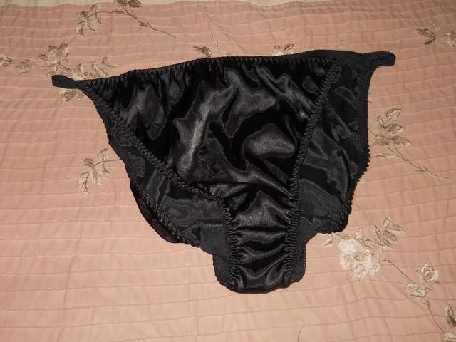 VINTAGE CACIQUE SATIN Feel String Bikini Panties 18/20 $31.00 - PicClick