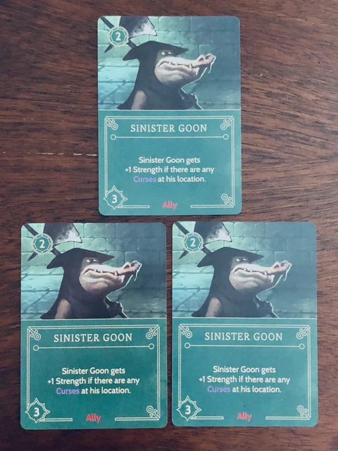 DISNEY VILLAINOUS | Maleficent Ally Sinister Goon Villain Card x3 ...